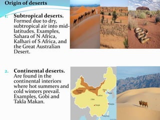 Unit iii chapter 14 (wind and desert) | PPTX