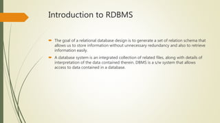 Unit iii dbms | PPT