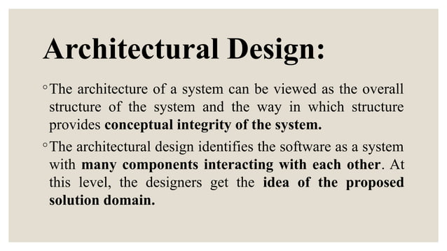 UNIT_III_Design Engineering, design engineering, architecture, patterns, UML diagrams | PPT