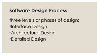 UNIT_III_Design Engineering, design engineering, architecture, patterns ...