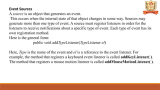 UNIT III Event Handling of the car j.pptx