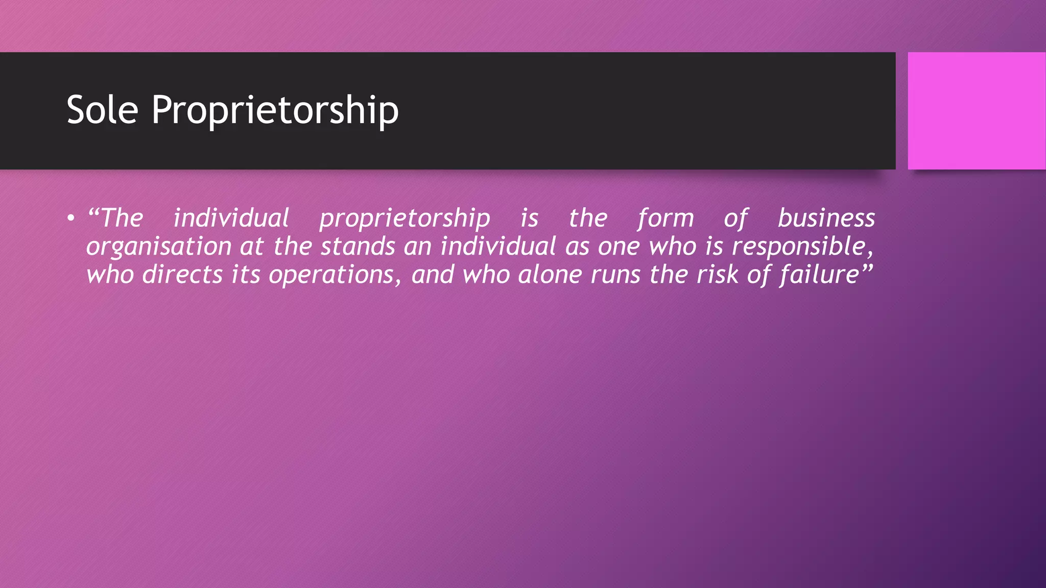 Unit iii forms of business organisation | PPTX