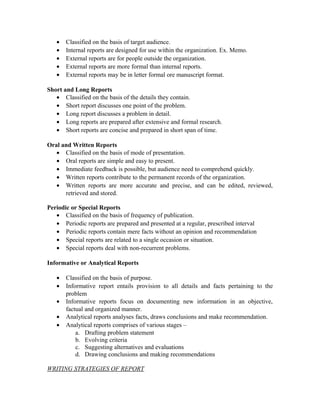 Unit–iii – forms of technical communication | PDF