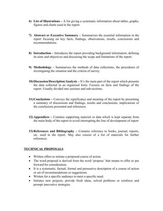 Unit–iii – forms of technical communication | PDF