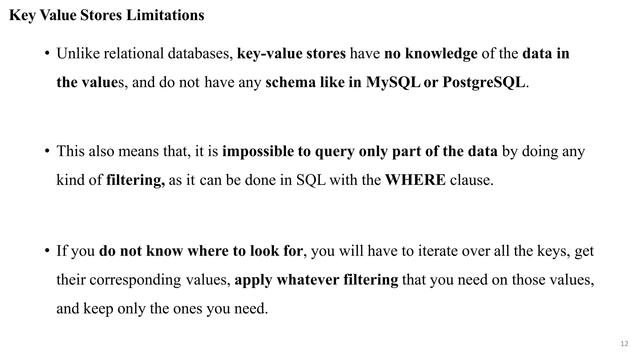 Unit III Key-Value Based Databases in nosql.pptx | Databases | Computer Software and Applications