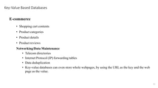 Unit III Key-Value Based Databases in nosql.pptx | Databases | Computer Software and Applications