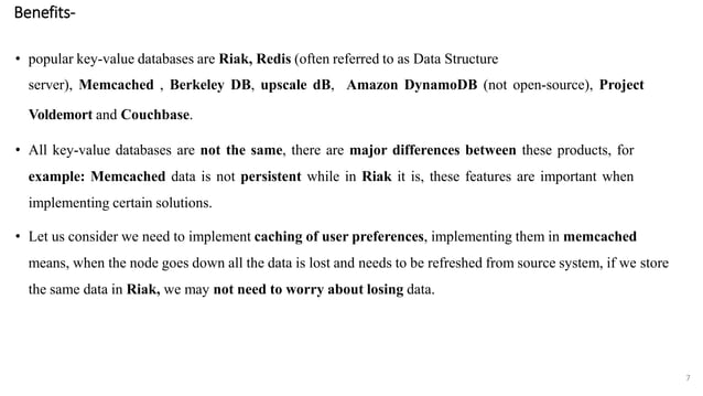 Unit III Key-Value Based Databases in nosql.pptx
