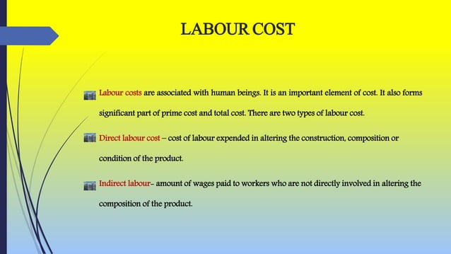 labour cost | PPT