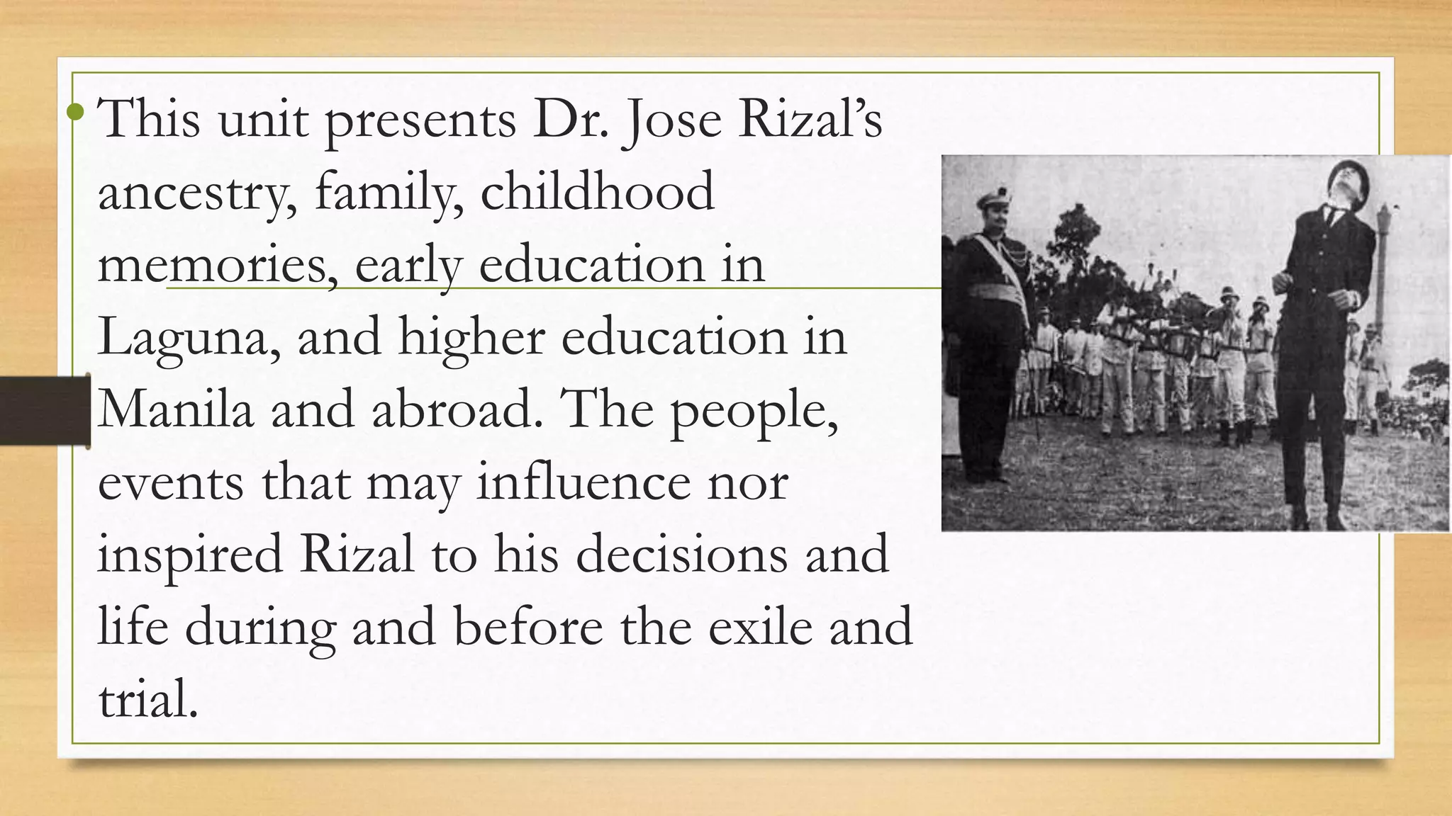 Unit iii life and works of rizal | PPTX