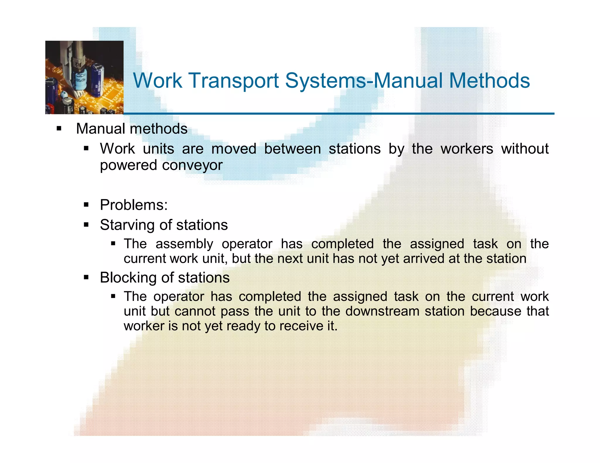 Manual Assembly Lines | PDF