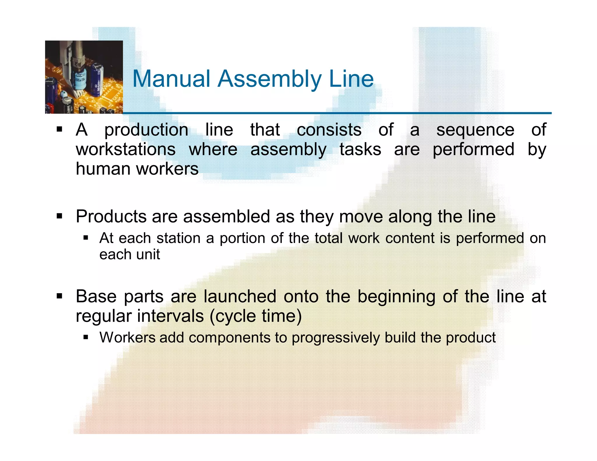Manual Assembly Lines | PDF