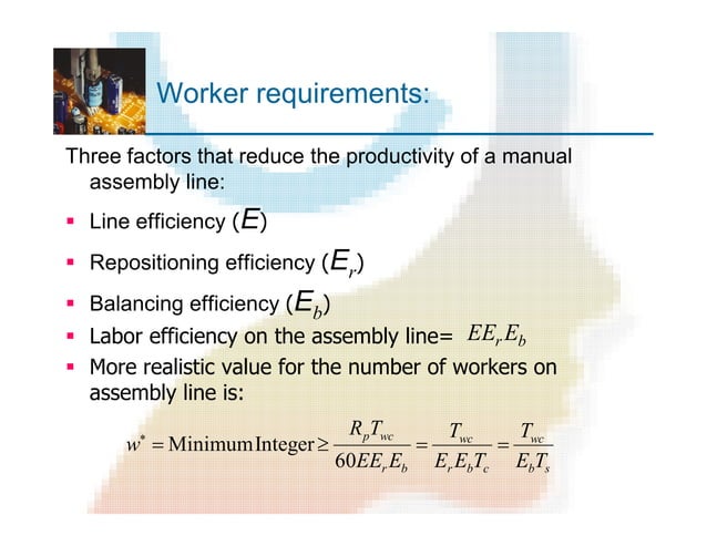Manual Assembly Lines | PDF