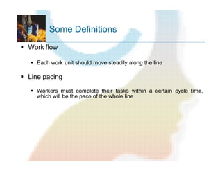 Manual Assembly Lines | PDF