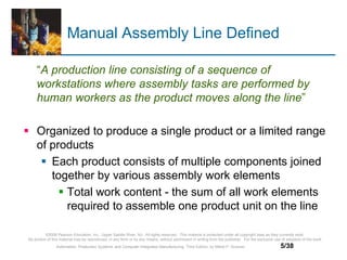 Manual Assembly Lines1 | PDF