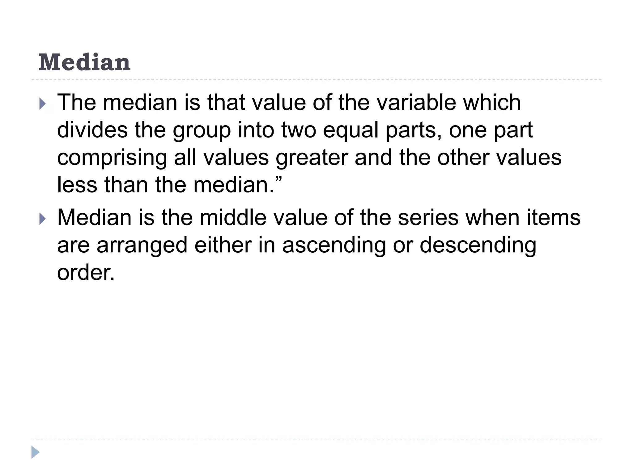 mean median mode | PPTX
