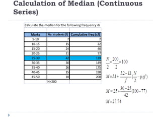 mean median mode | PPTX