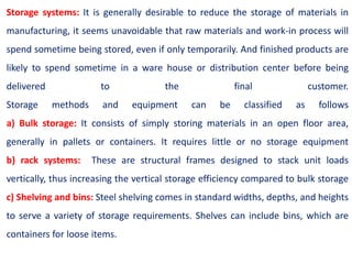 material handling systems | PDF