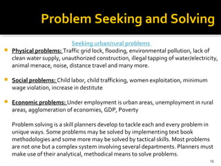 Meaning and Need of Urban Planning | PPT