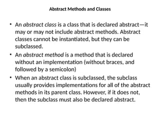 Unit II Inheritance ,Interface and Packages.pptx