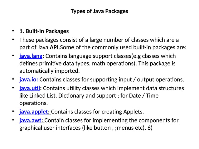 Unit II Inheritance ,Interface and Packages.pptx