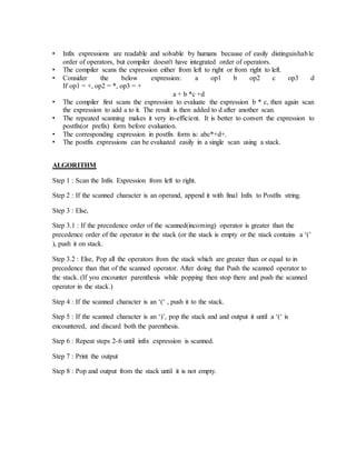 DSA- Unit III- STACK AND QUEUE | DOCX