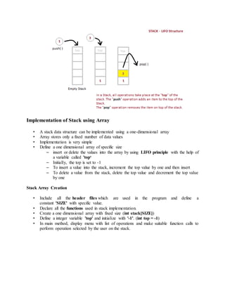 DSA- Unit III- STACK AND QUEUE | DOCX