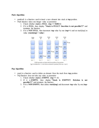 DSA- Unit III- STACK AND QUEUE | DOCX