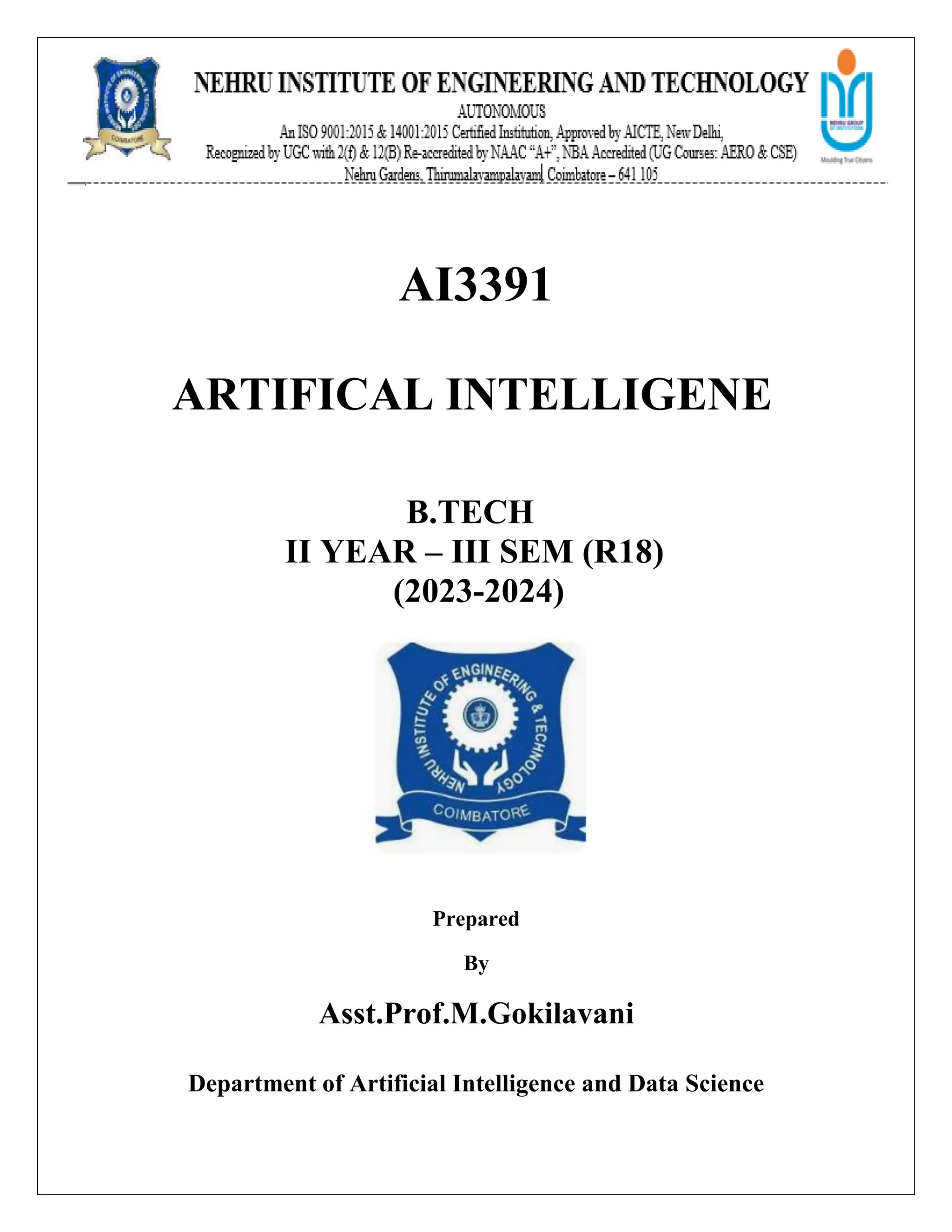 AI3391 Artificial Intelligence UNIT III Notes_merged.pdf