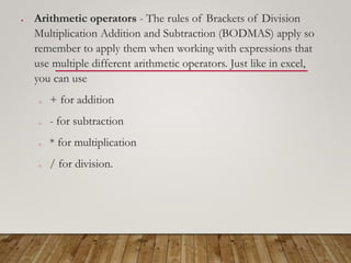 Unit ii introduction to vba | PPT