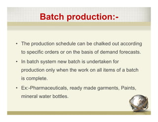 Unit iii operations management | PDF