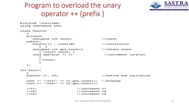 Unit III Part I_Opertaor_Overloading.pptx | Free Download
