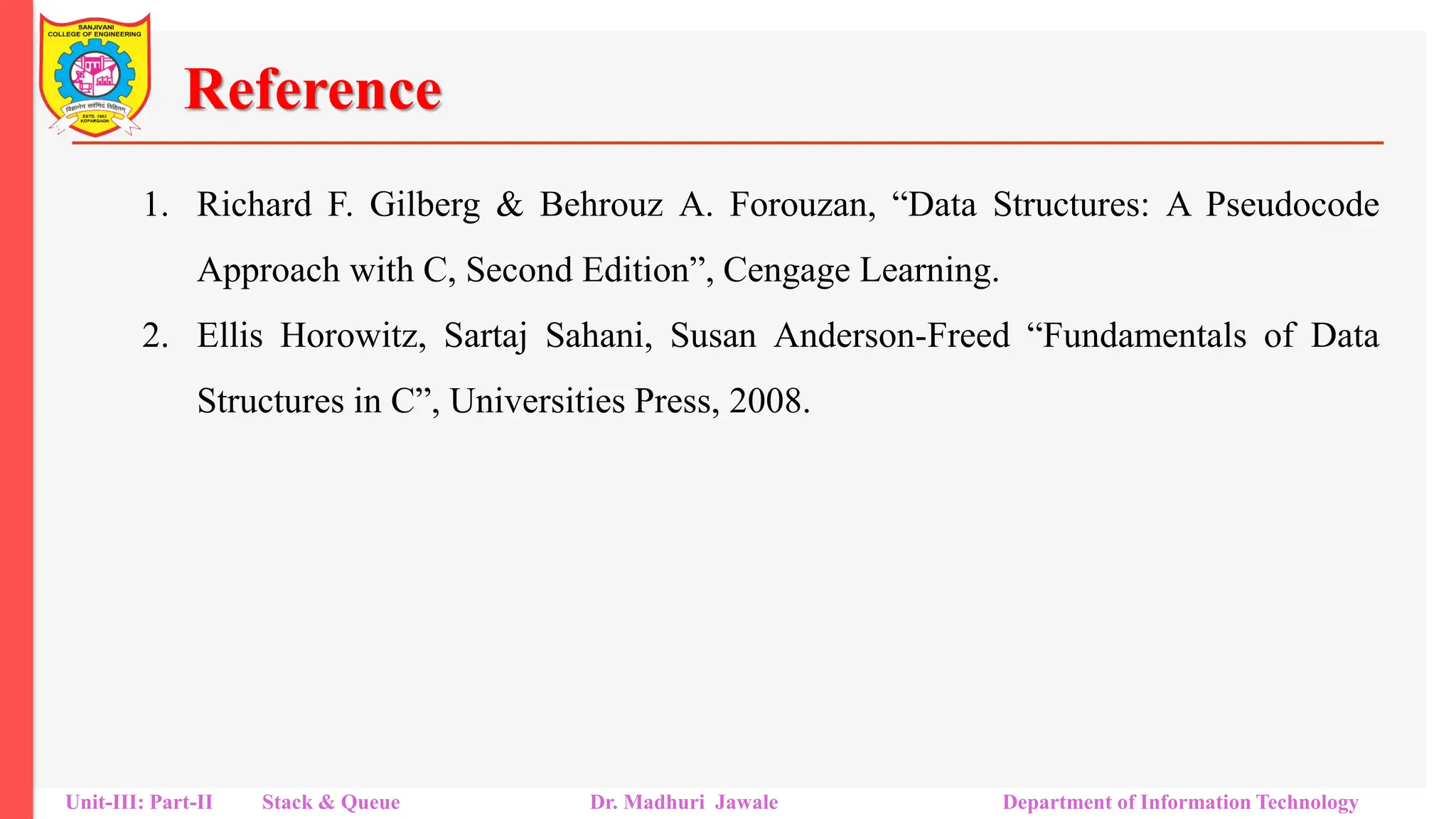 Stack Applications : Infix to postfix conversion, Evaluation of postfix ...