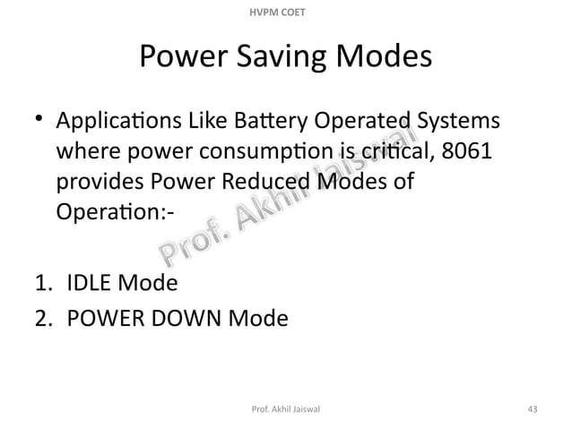 UNIT III PDF FORMAT 8051 Micrcontroller Akhil.pptx