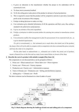 Unit – III: Introduction to Cost Estimation | PDF