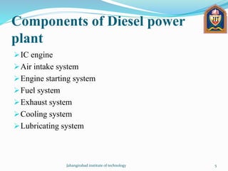 diesel power plant | PPTX