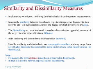 Data mining Measuring similarity and desimilarity | PPTX