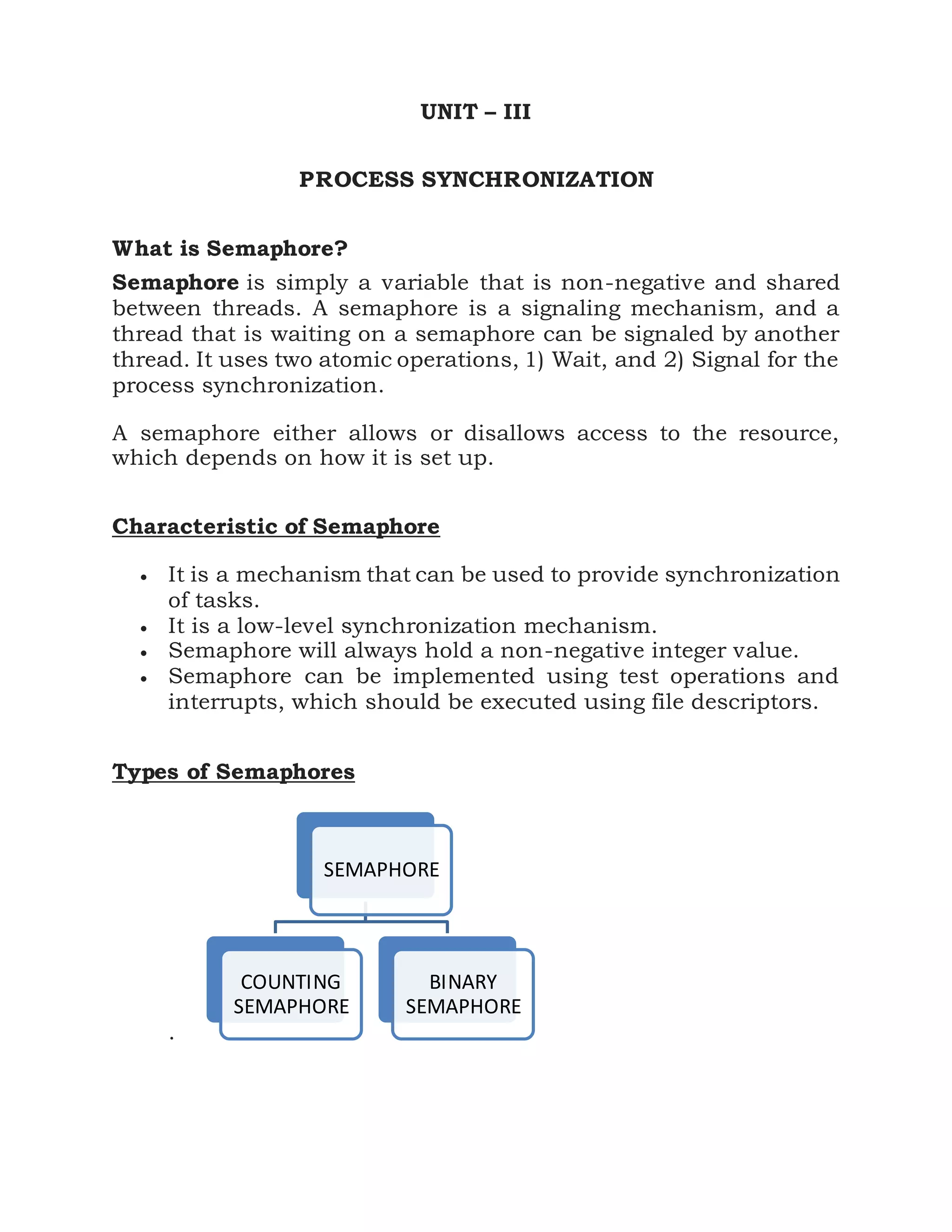 UNIT III Process Synchronization.docx