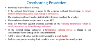 UNIT III PROTECTION OF TRANSFORMER OCTOBER 2 (2).ppt | Science