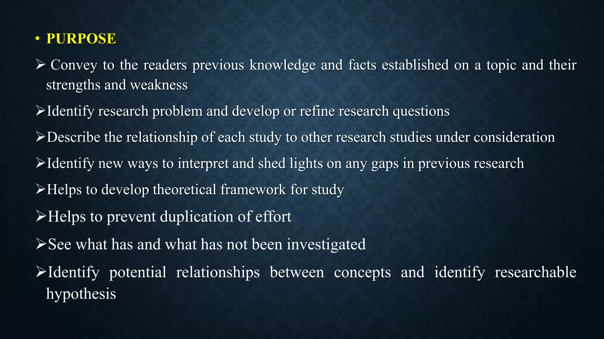 UNIT III ( Review of literature.pptx