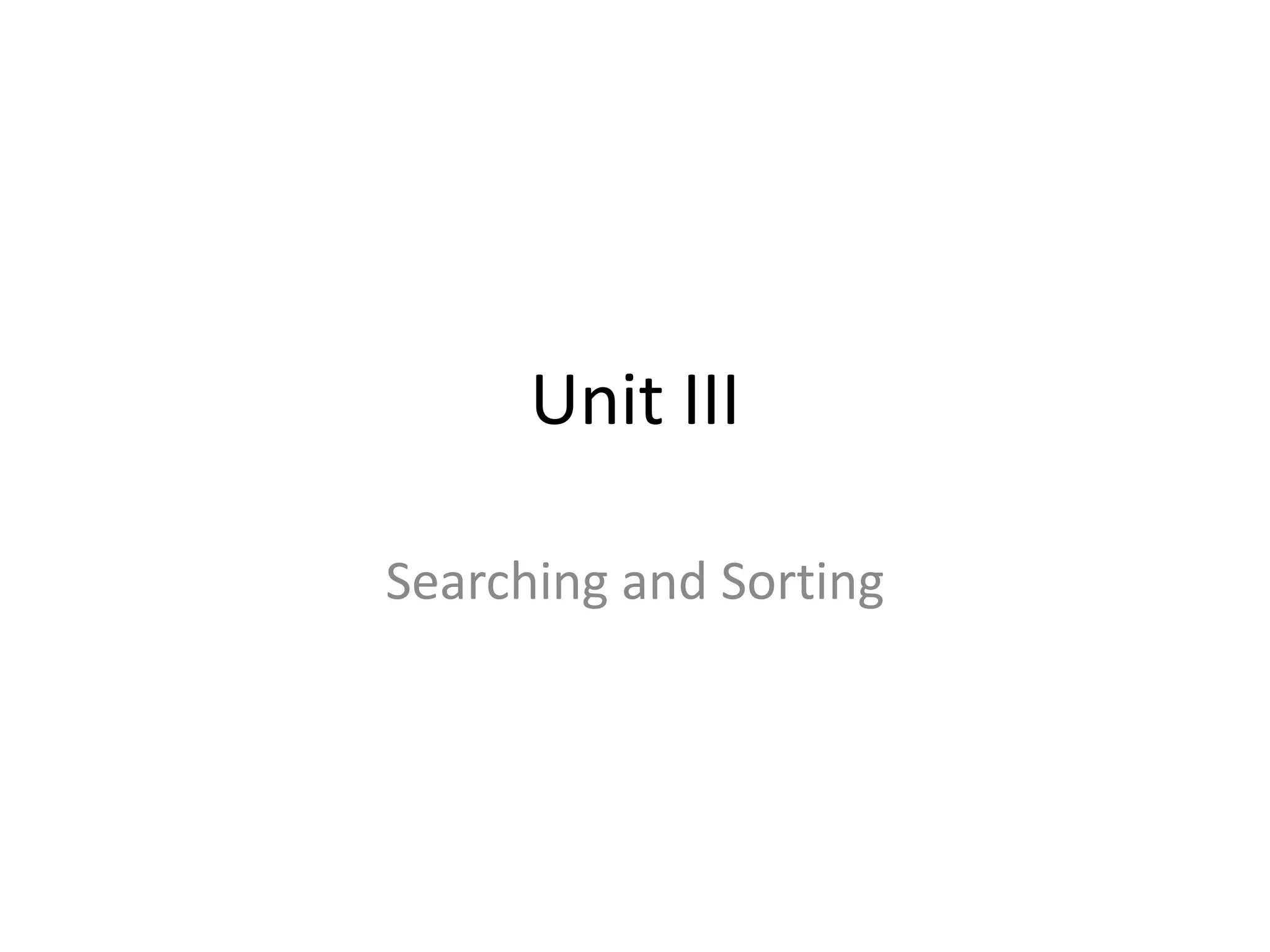 Searching techniques | PPTX