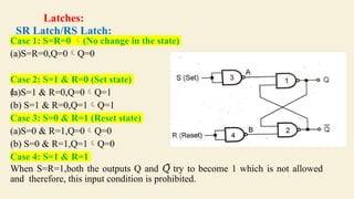 Unit III Sequential Logic Design and circuits flipflops latches types ...
