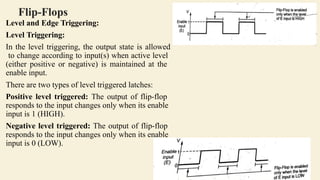 Unit III Sequential Logic Design and circuits flipflops latches types ...
