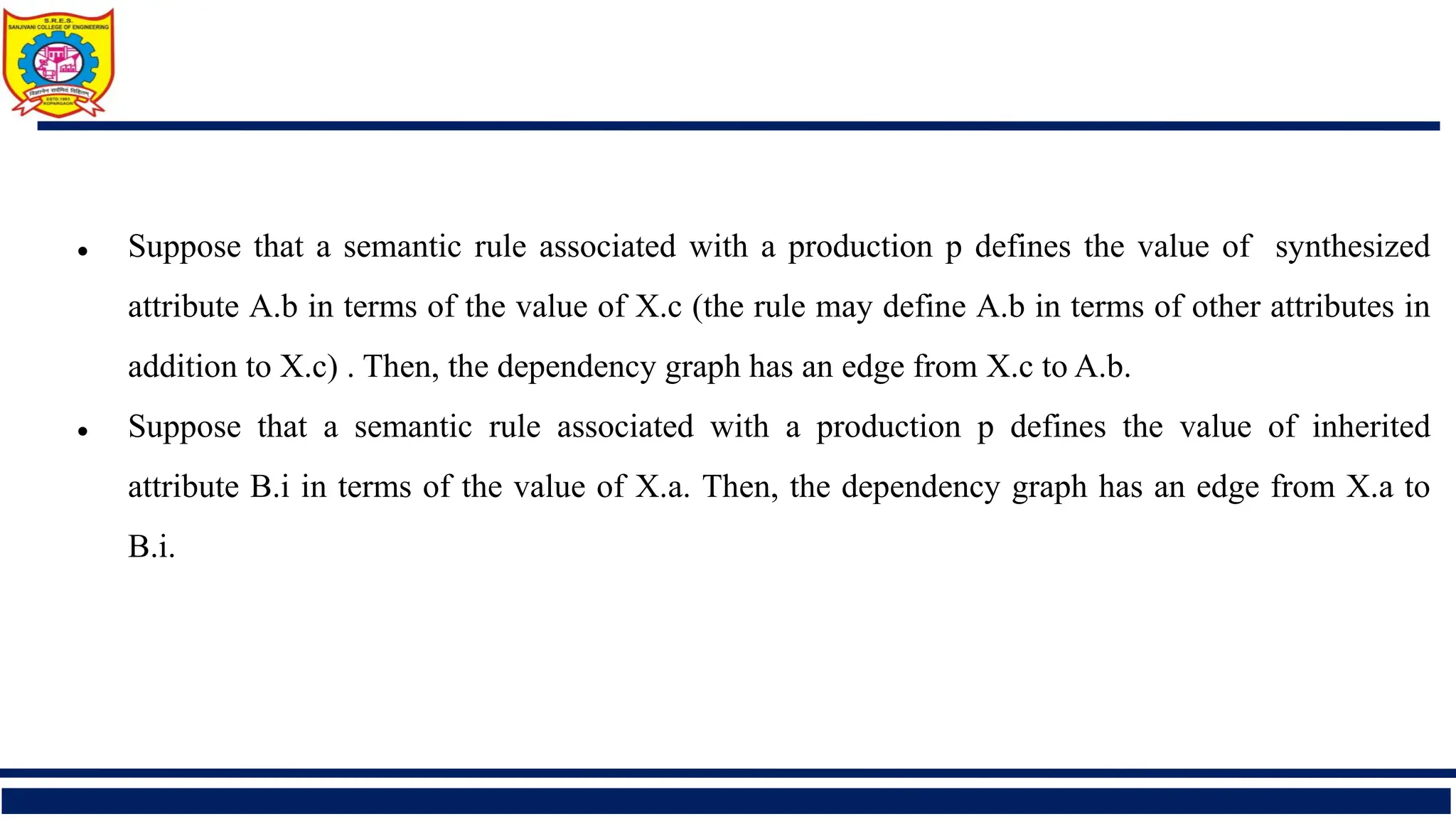 Evaluation Orders for SDD’s Dependency graphs | PDF
