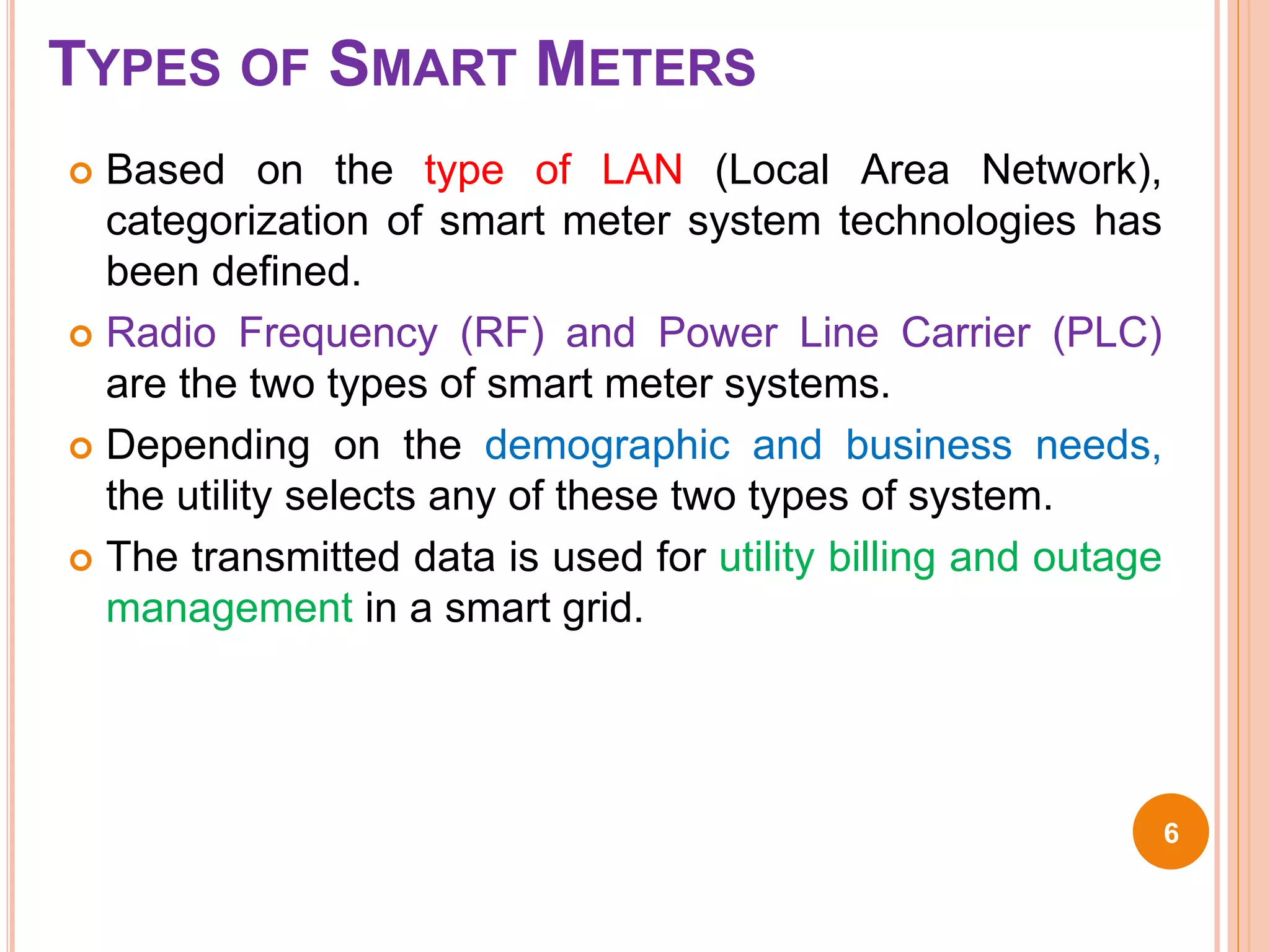 Smart meters.pptx | Telecommunications Industry | Industries