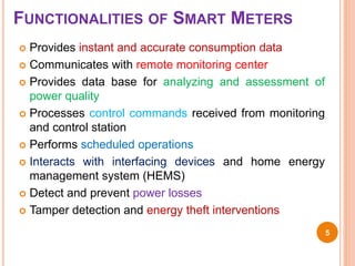 Smart meters.pptx | Telecommunications Industry | Industries