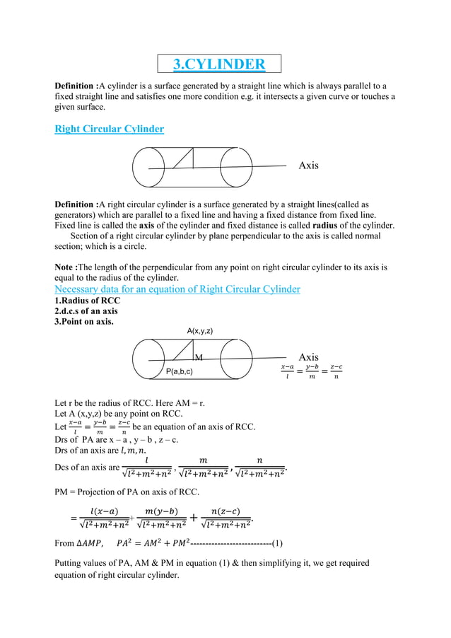 Unit iii solid geometry | PDF