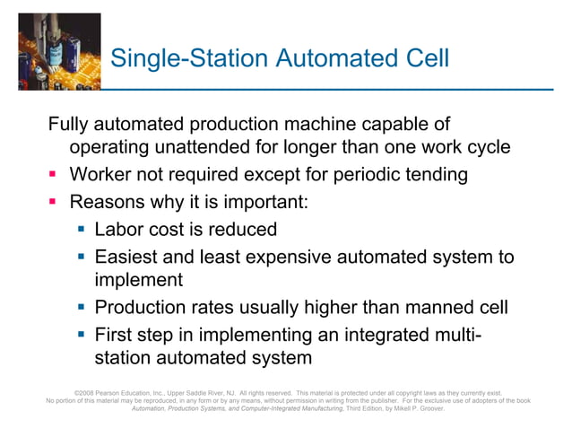 Single-Station Manufacturing Cells | PDF