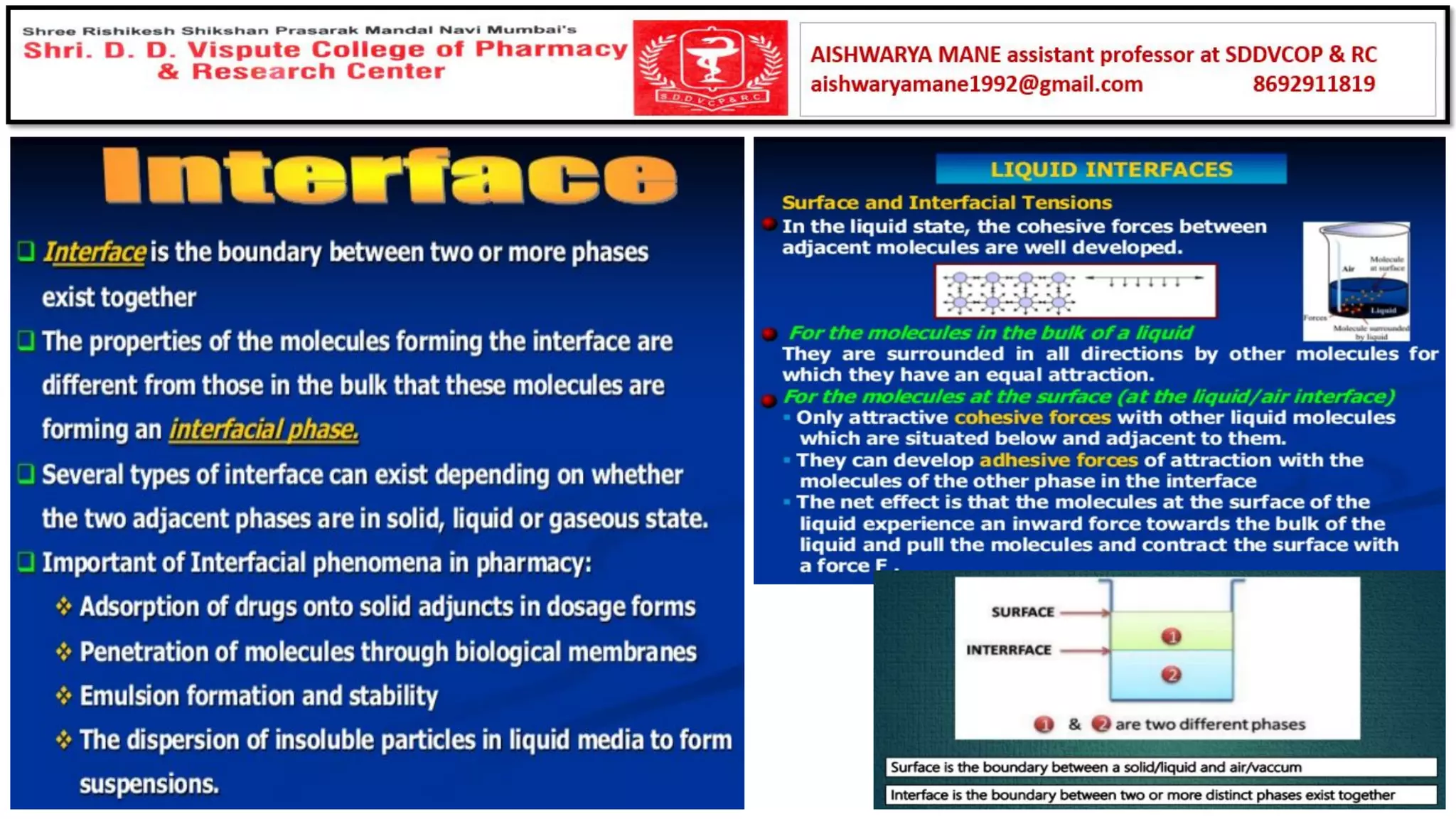 Unit III PP-I SEM III Surface & Interfacial phenomenon | PDF