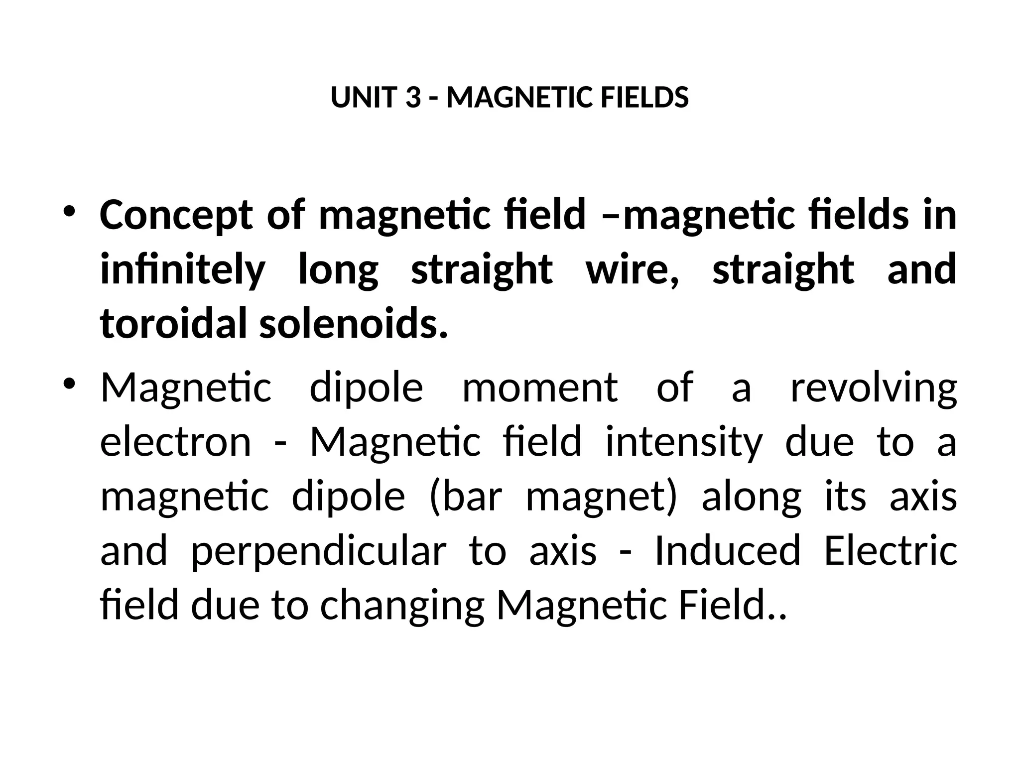 Concept of magnetic fields and its application.pptx