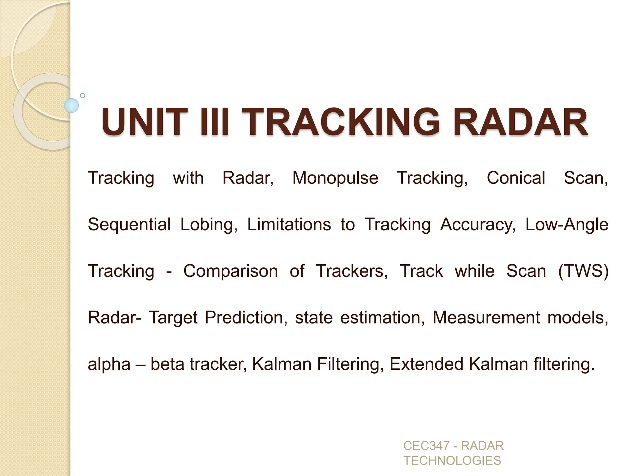 UNIT III TRACKING RADAR.pptx
